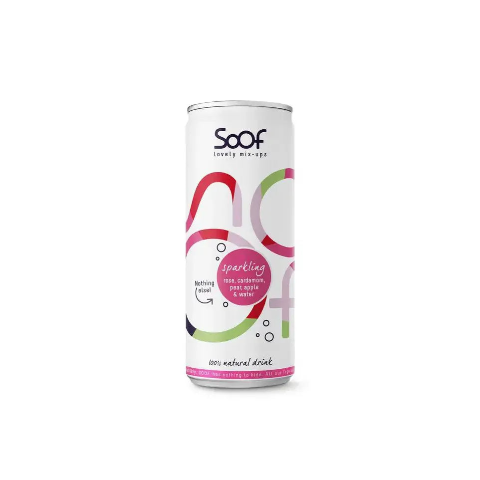 Soof Drinks Sparkling Roos Kardemom Peer En Appel 250 Ml