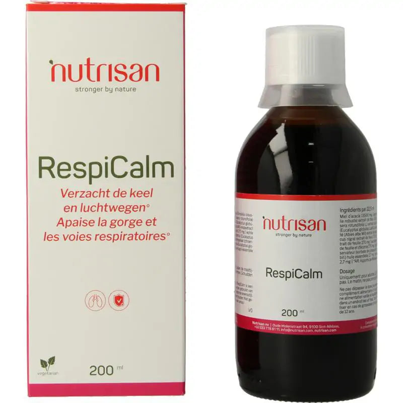 Nutrisan RespiCalm Liquid – Plantenextracten & honing