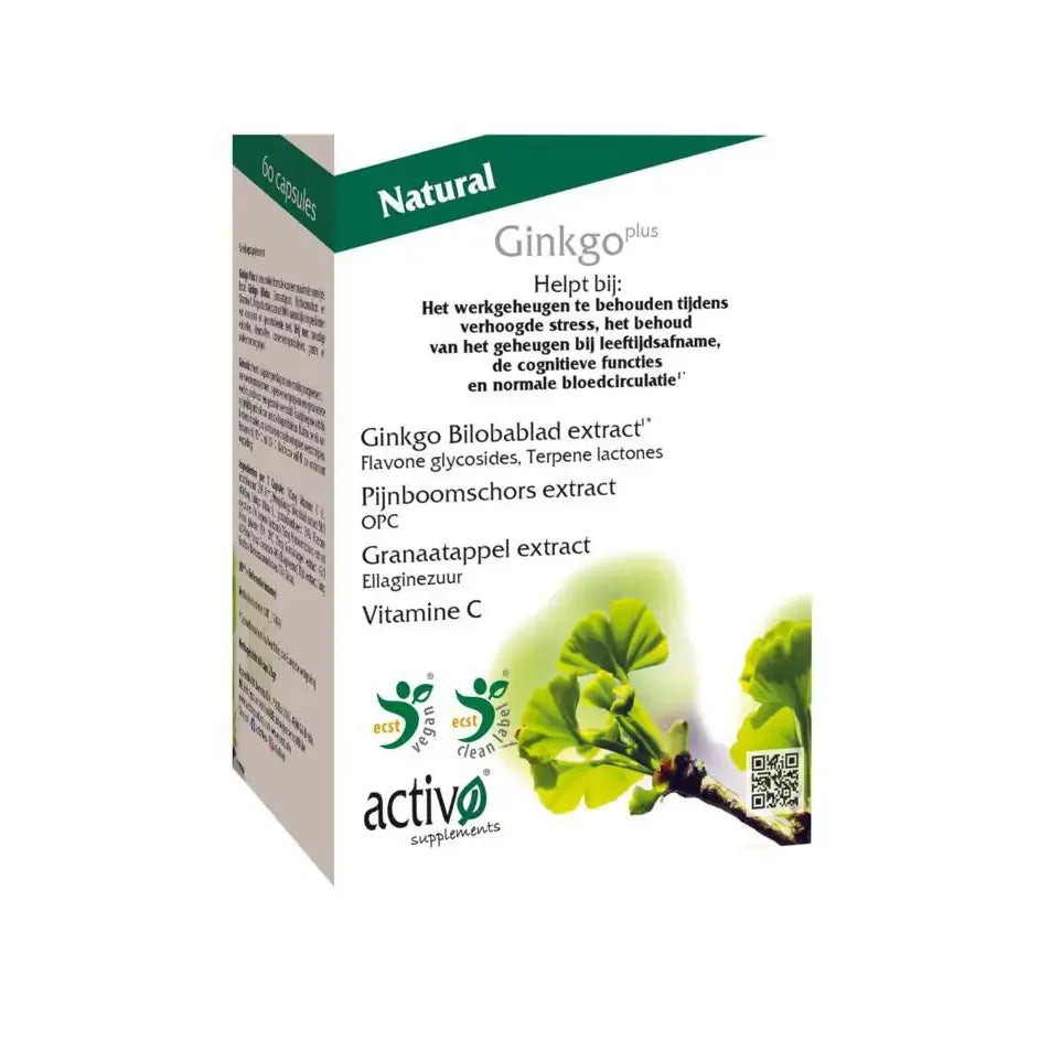 Activo Ginkgo plus 60 vcaps kopen?
