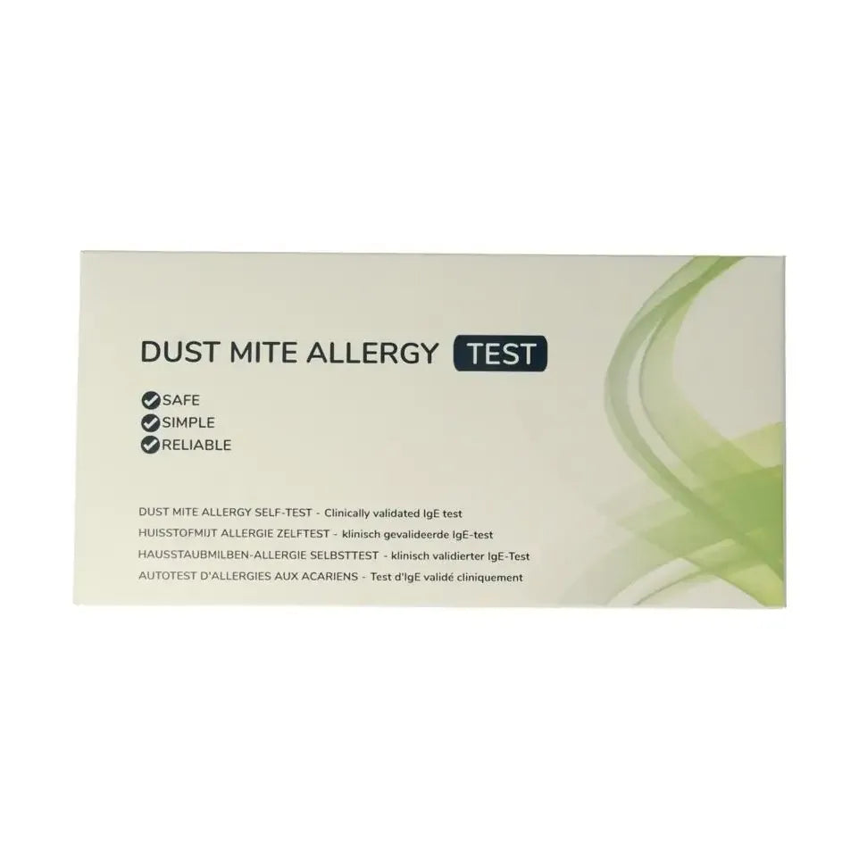 The Tester Huisstofmijt allergie test Superfoodstore.nl