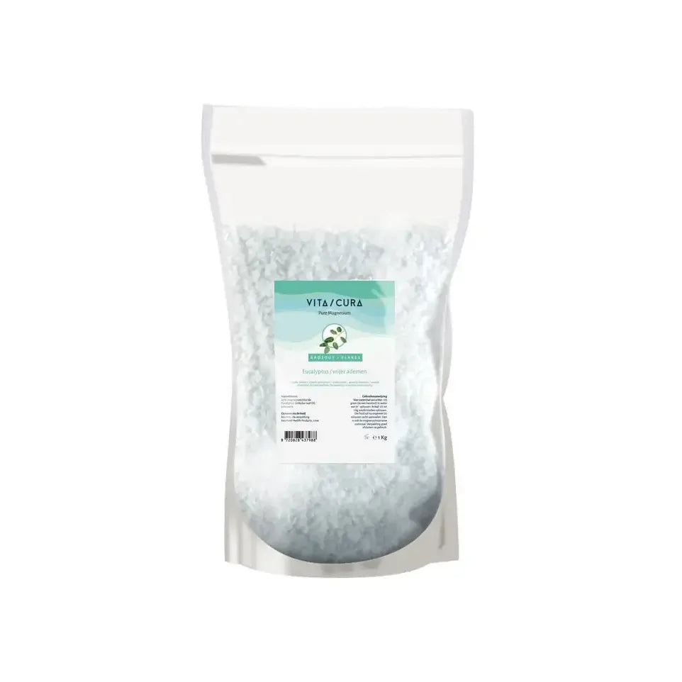 Vitacura Magnesium zout flakes eucalypt 1 kg kopen?
